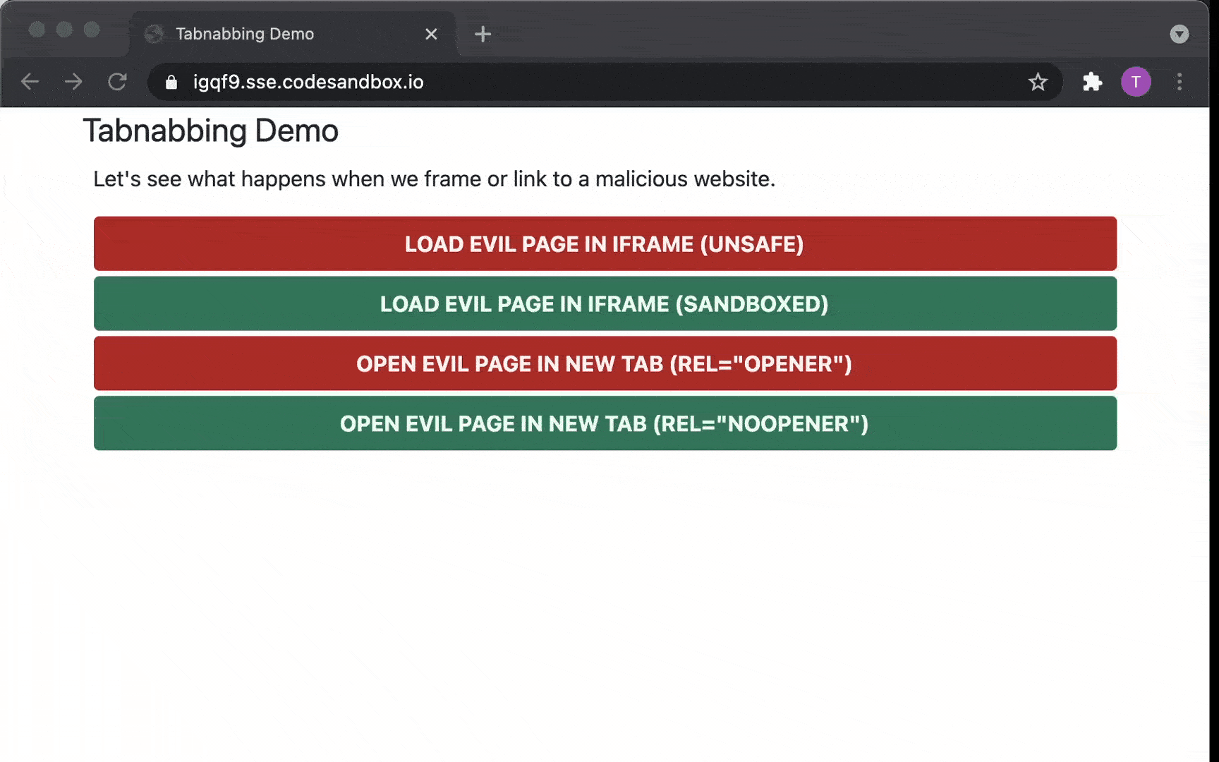 Tabnabbing Attacks and Prevention – AppSec Monkey